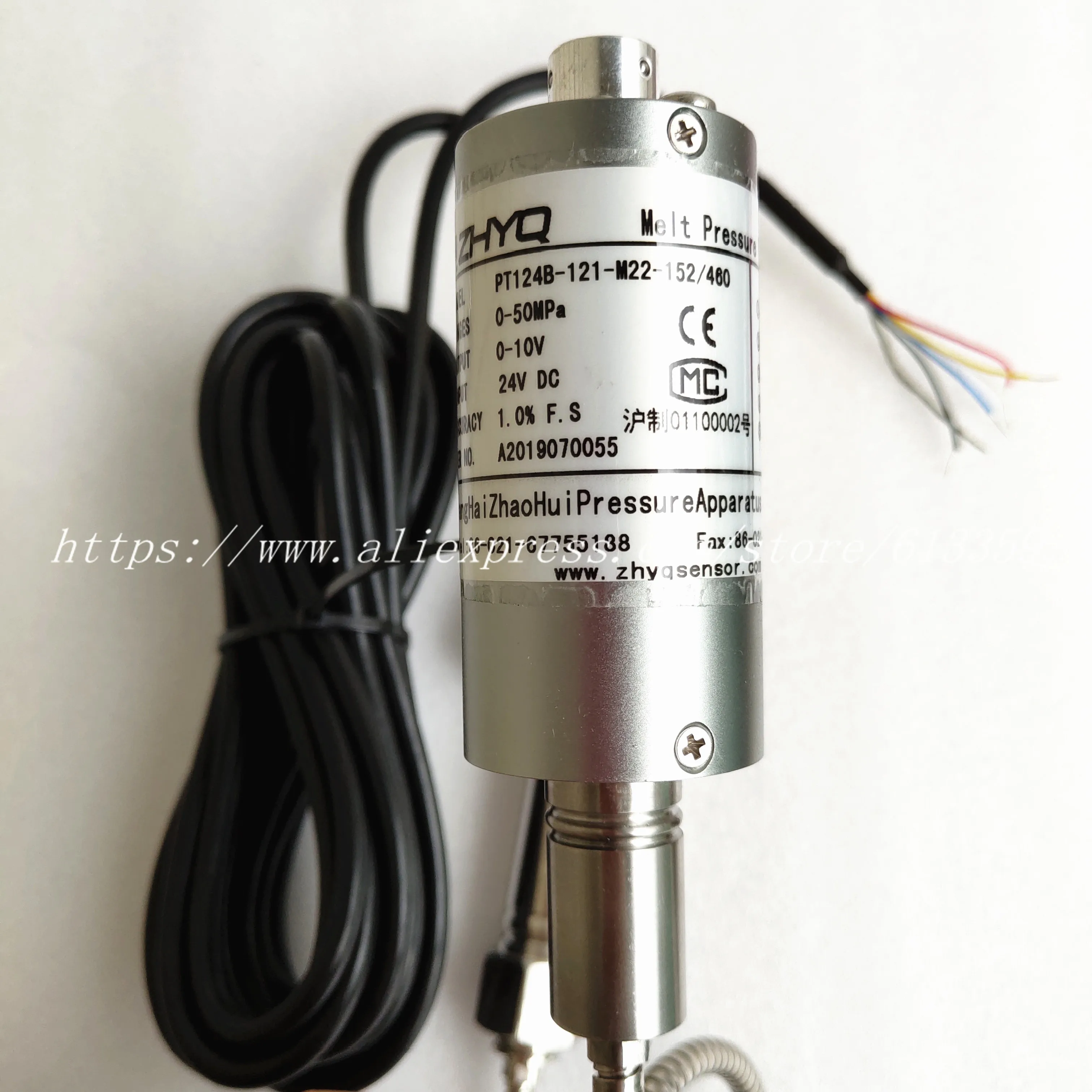 New Original Zhyq Pt124b-121 Flexible Stem Melt Pressure Transmitter Pressure Sensors Output 0 ...