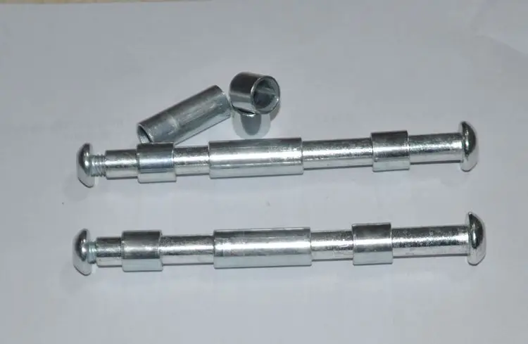 free shipping scooter axle 100 x 8 mm 5 pcs / lot 100 mm|scooter stand ...