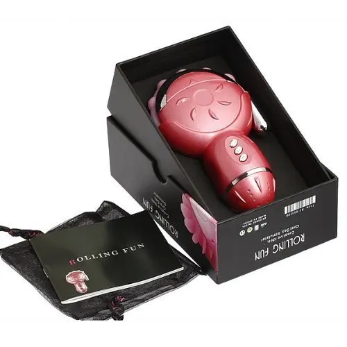 Rolling Fun Squeel Wheel Flicking Tongue Oral Sex Vibrator Stimulator