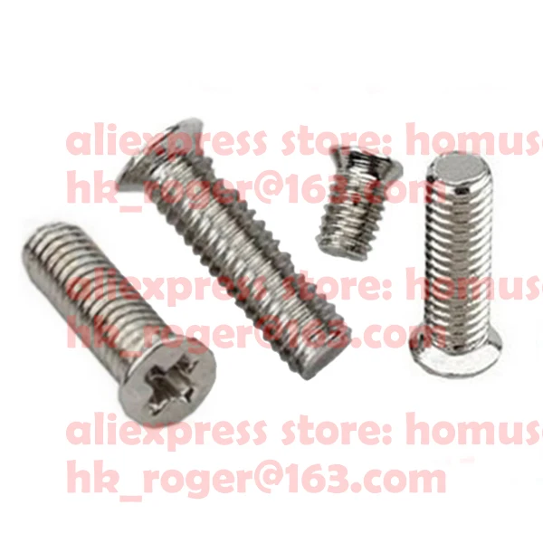 304 Steel M1.6 Screw Small Head Screw Thin Countersunk Head Dia 2.4mm ...