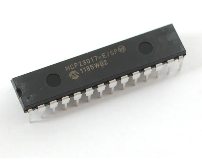 50pcs Mcp23017 Esp Dip 28 Mcp23017 16 Bit Io Expander With I2c Interface Ic In Electronics