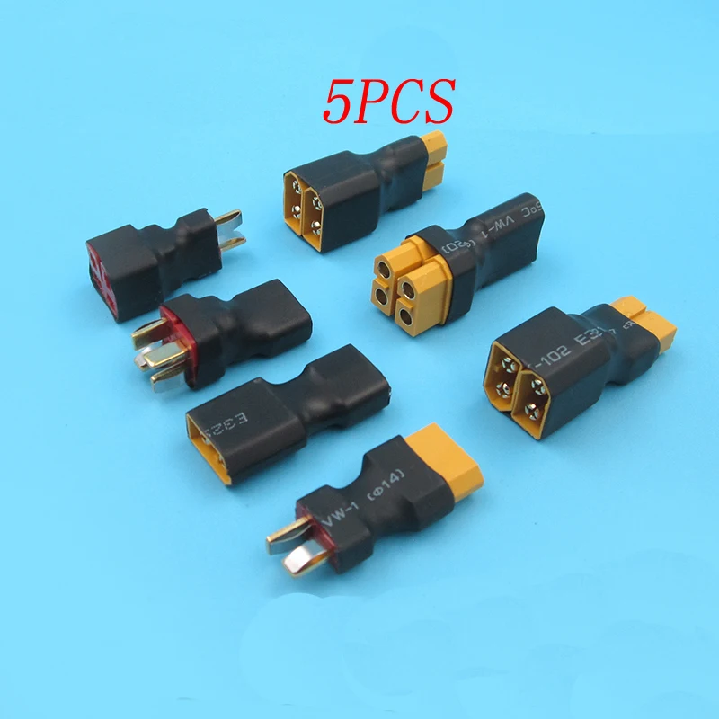 5PCS Battery ESC Adapter XT60 T Plug In Parallel Series tegrated ...