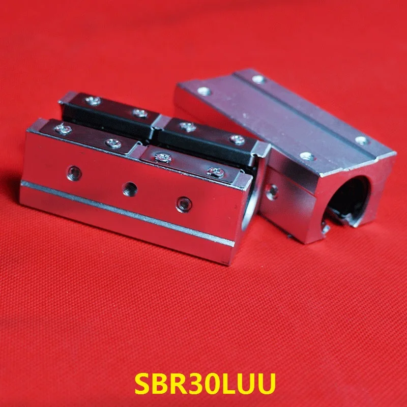 SBR30LUU/SME30LUU SBR30 30mm 선형 가이드 레일 CNC 라우터 용 개방형 선형 볼 모션 베어링 슬라이딩 ...
