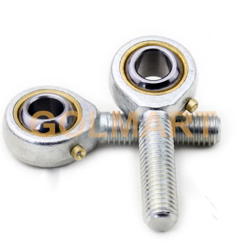 1pcs POS5 M5 hole 5mm metric fish eye Rod Ends bearing male thread ball ...