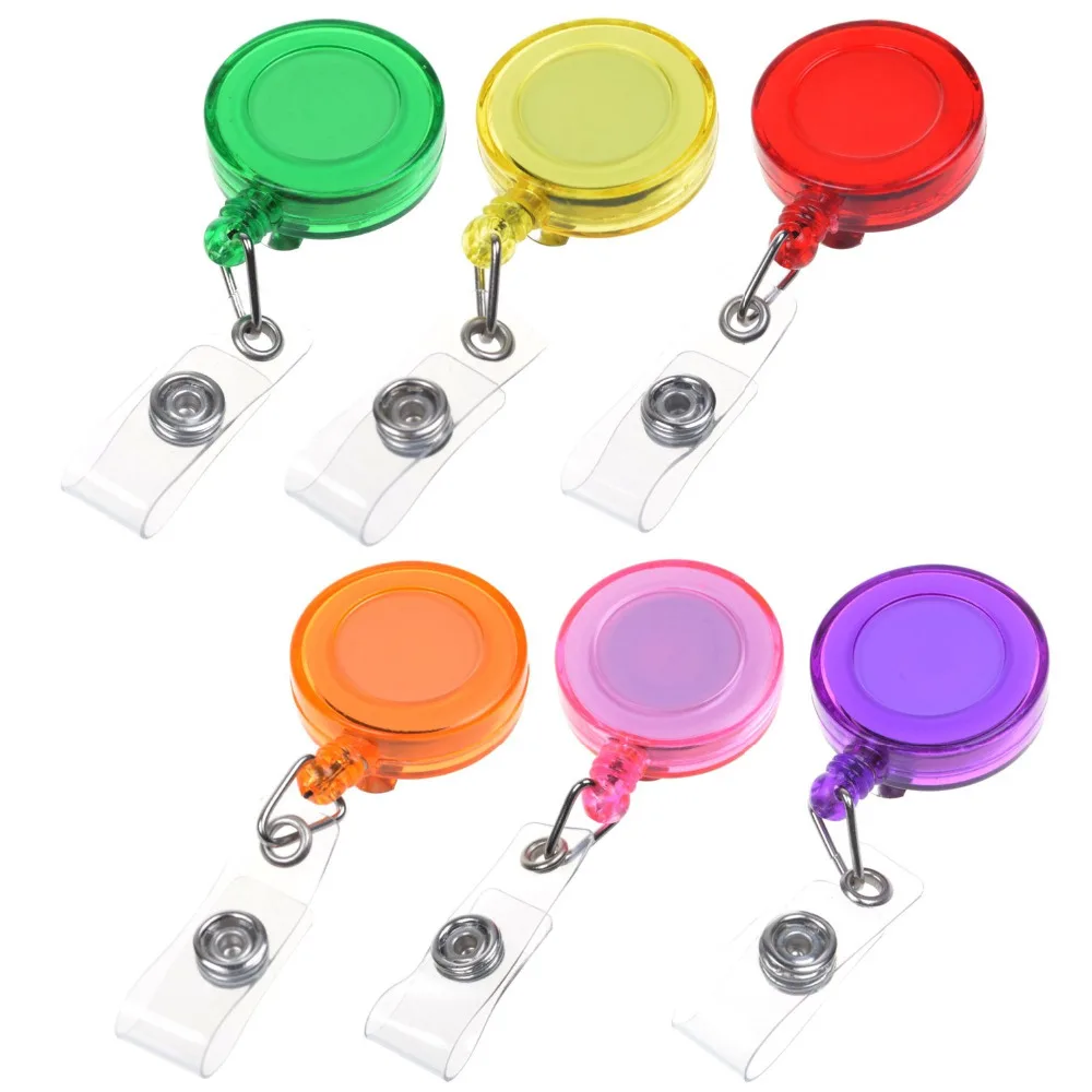 6-PCS-Assorted-Colors-Translucent-Plastic-Retractable-reel-with-Belt ...
