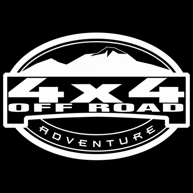 Car Sticker 3D 21.9*15cm 4X4 Off Road Adventure Funny Sticker On Car ...