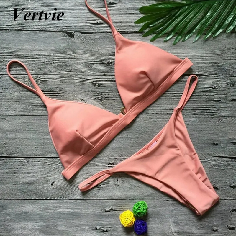 CALOFE Swimwear Swimsuit Beach Biquini Bathing Suit Brazilian Thong ...