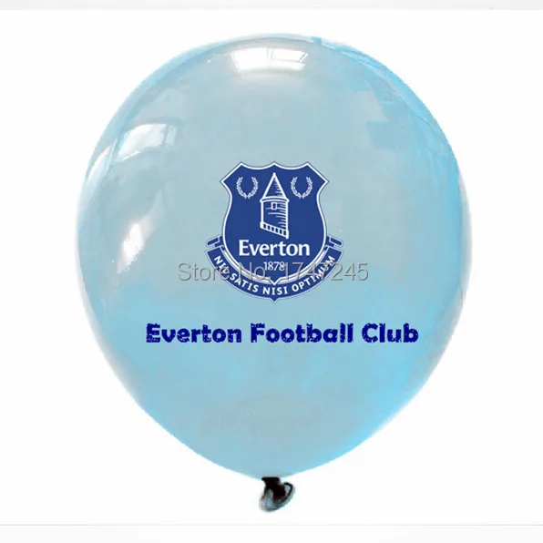 latex balloon inflatable toy Football fans party Everton football club ...
