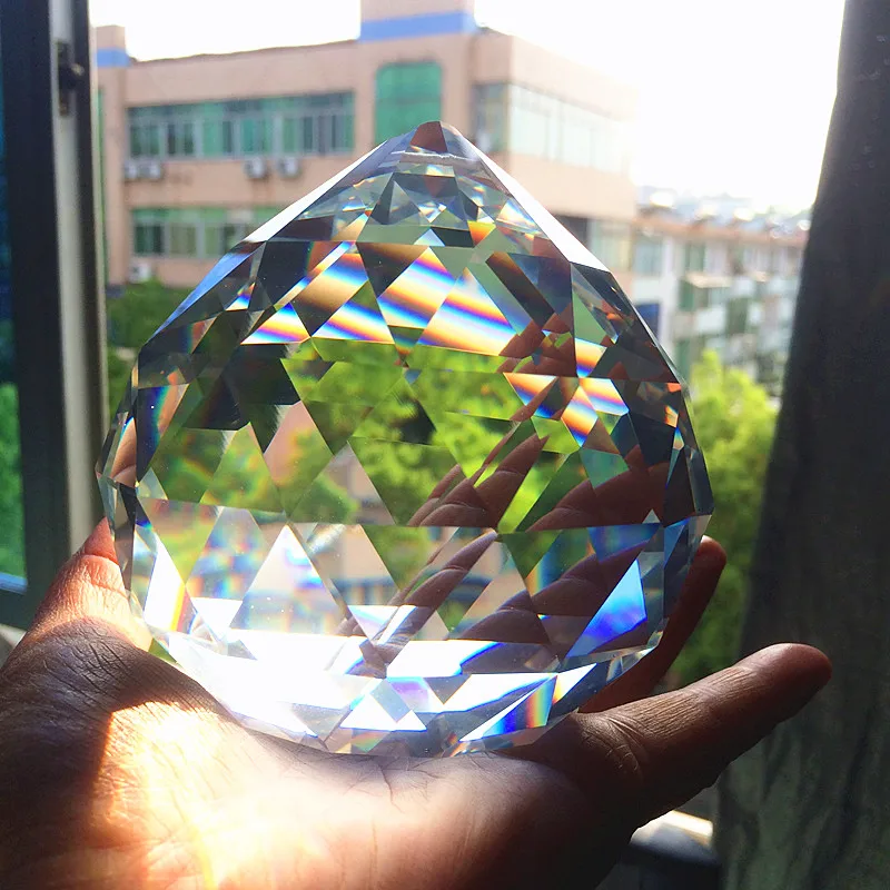 100mm-Crystal-Hanging-Ball-Cut-Faceted-Sphere-Glass-Prism-Chandelier ...