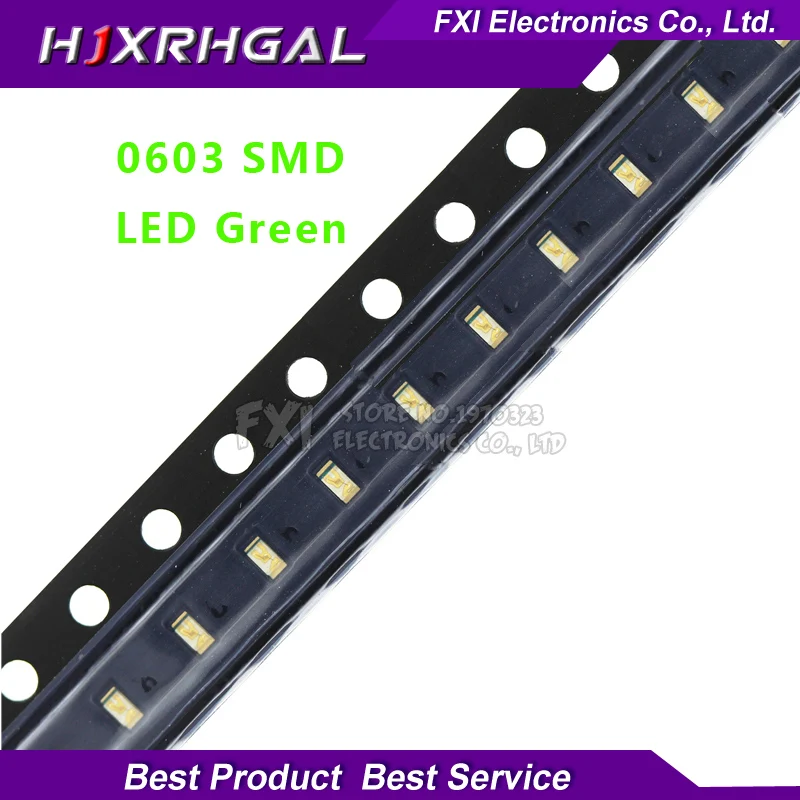 100pcs Green 0603 SMD LED light new original-in Integrated Circuits ...