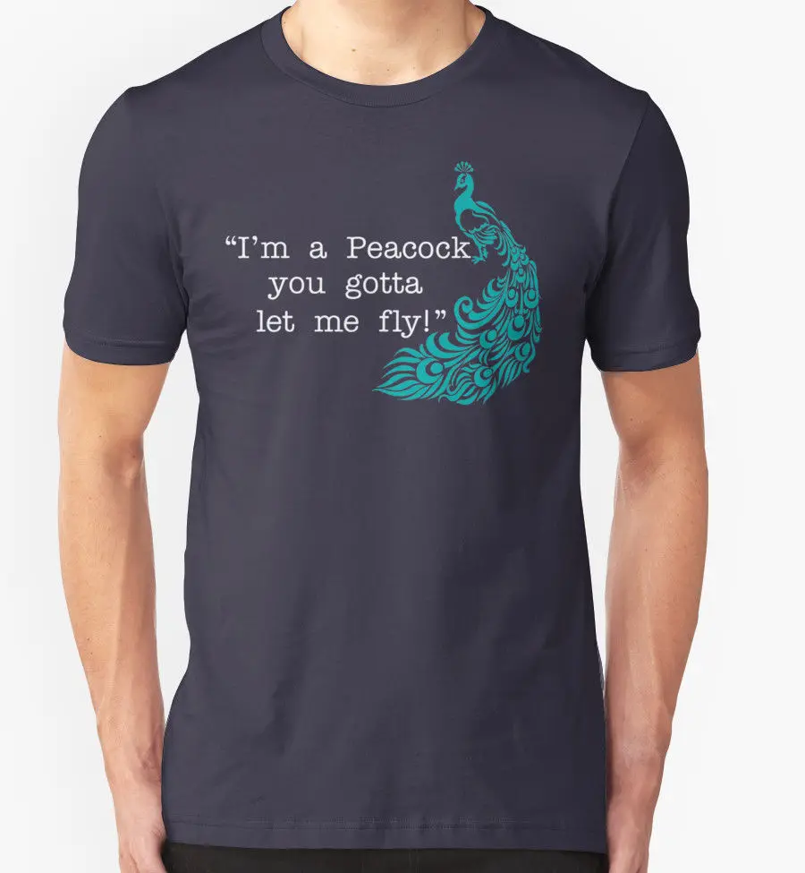 I'M A PEACOCK YOU'VE GOTTA LET ME FLY T SHIRT THE OTHER GUYS FILM MOVIE ...