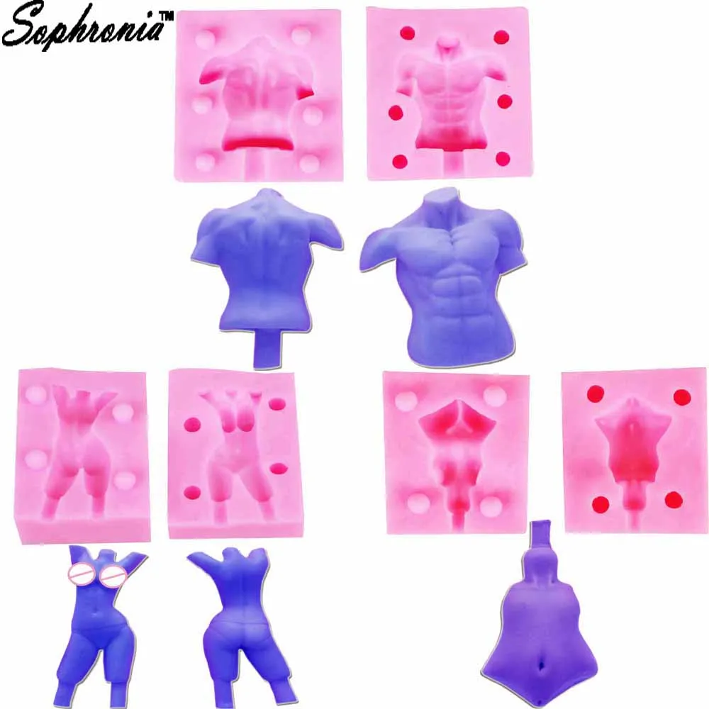 Woman-Man-Body-Cake-Molds-Silicone-Chocolate-Form-For-Baking-Candy ...
