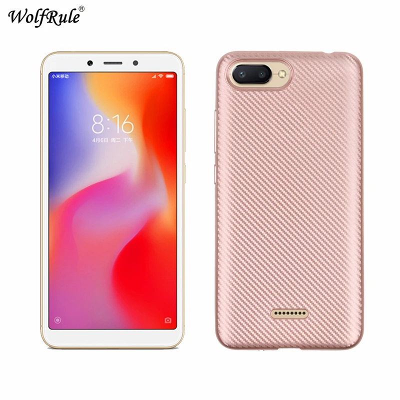 WolfRule Xiaomi Redmi 6A Case On Xiaomi Redmi 6A Cover Soft TPU ...