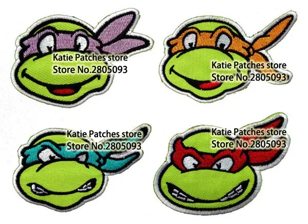 Teenage Mutant Ninja Turtle Face Pattern