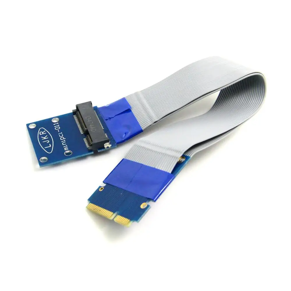 CY-Cablecc-Flex-vel-Mini-PCI-Express-Extensor-De-Cart-o-PCI-e-52pin-M ...