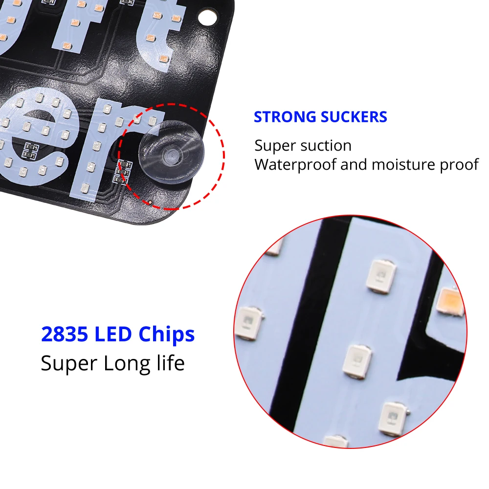 Taxi Lyft Uber Sign LED Panel Light Pink Blue Color Car Indicator Light ...
