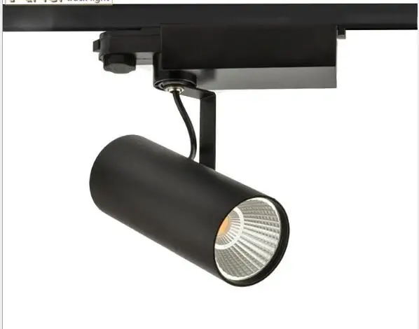 COB 30W Led Track light aluminum Ceiling Rail Track lighting Spot Rail ...