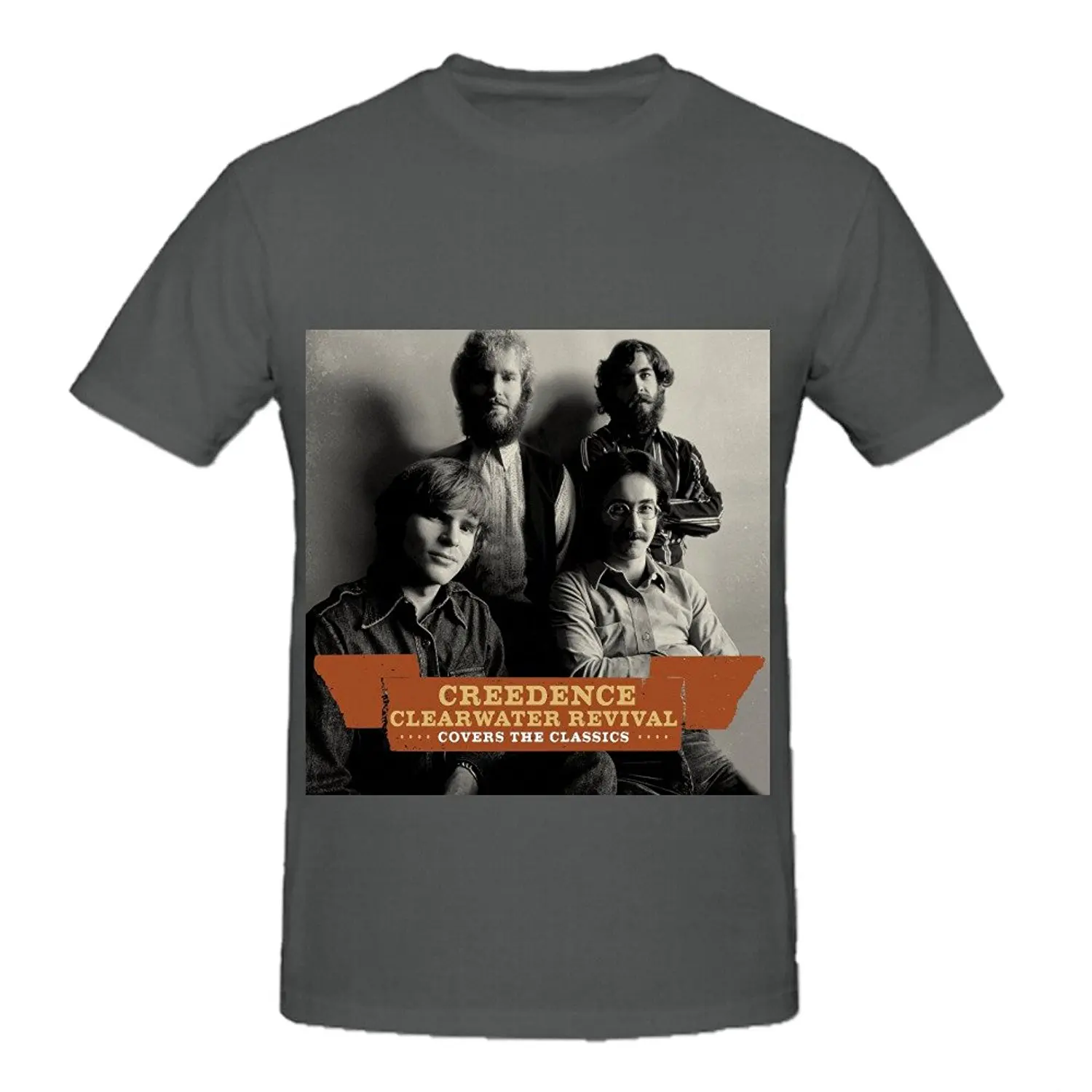 Gildan Creedence Clearwater Revival Covers The Classics Rock Mens ...