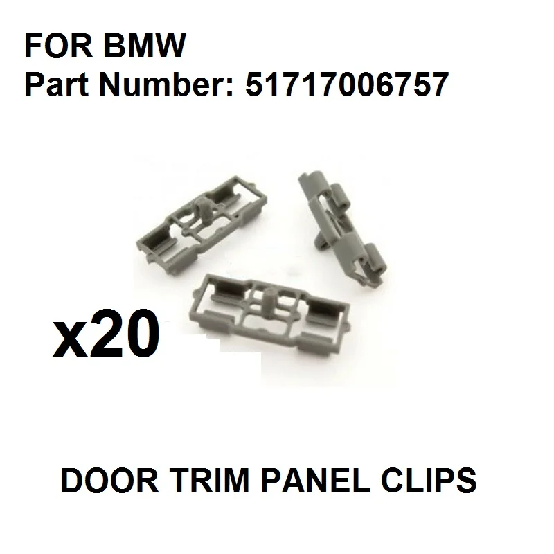 20x-Plastic-Clips-For-BMW-Door-Bonnet-Boot-Trunk-Weatherstrip-Rubber ...