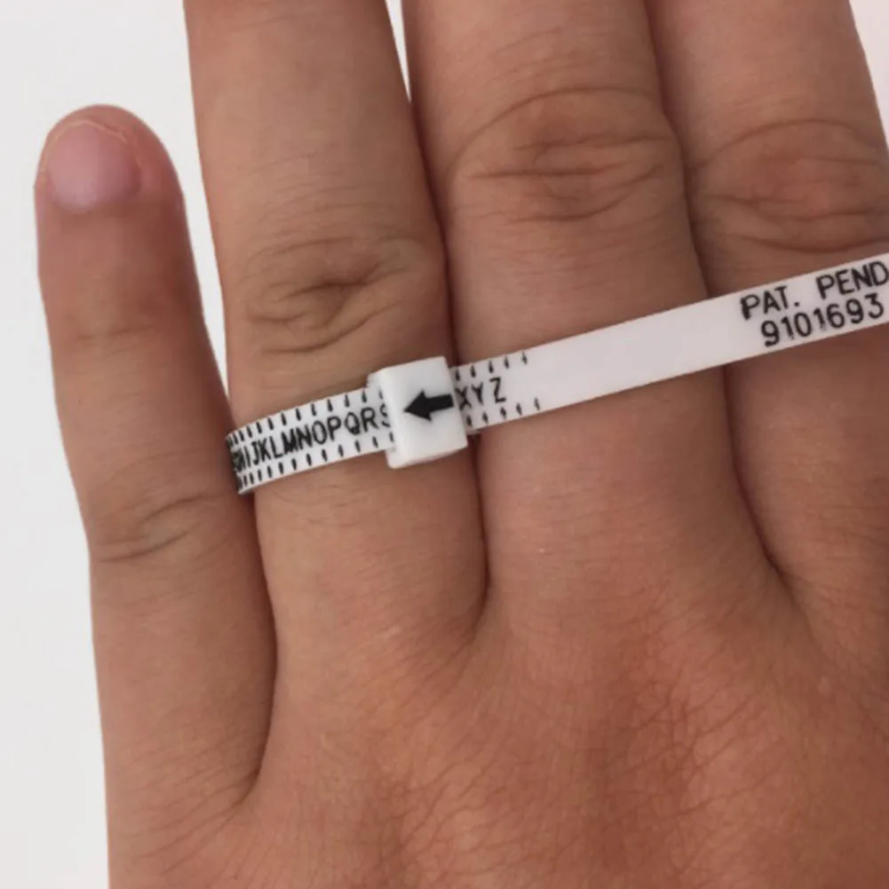 Ring Size Ruler Loop Hand Measure Tool Circle Brand New And High 