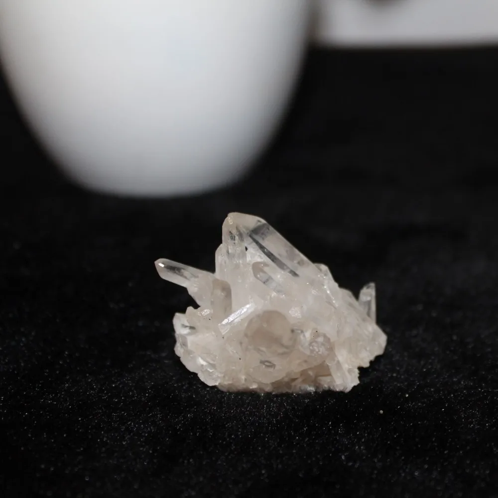 40g natural white transparent quartz crystal cluster specimen quartz ...