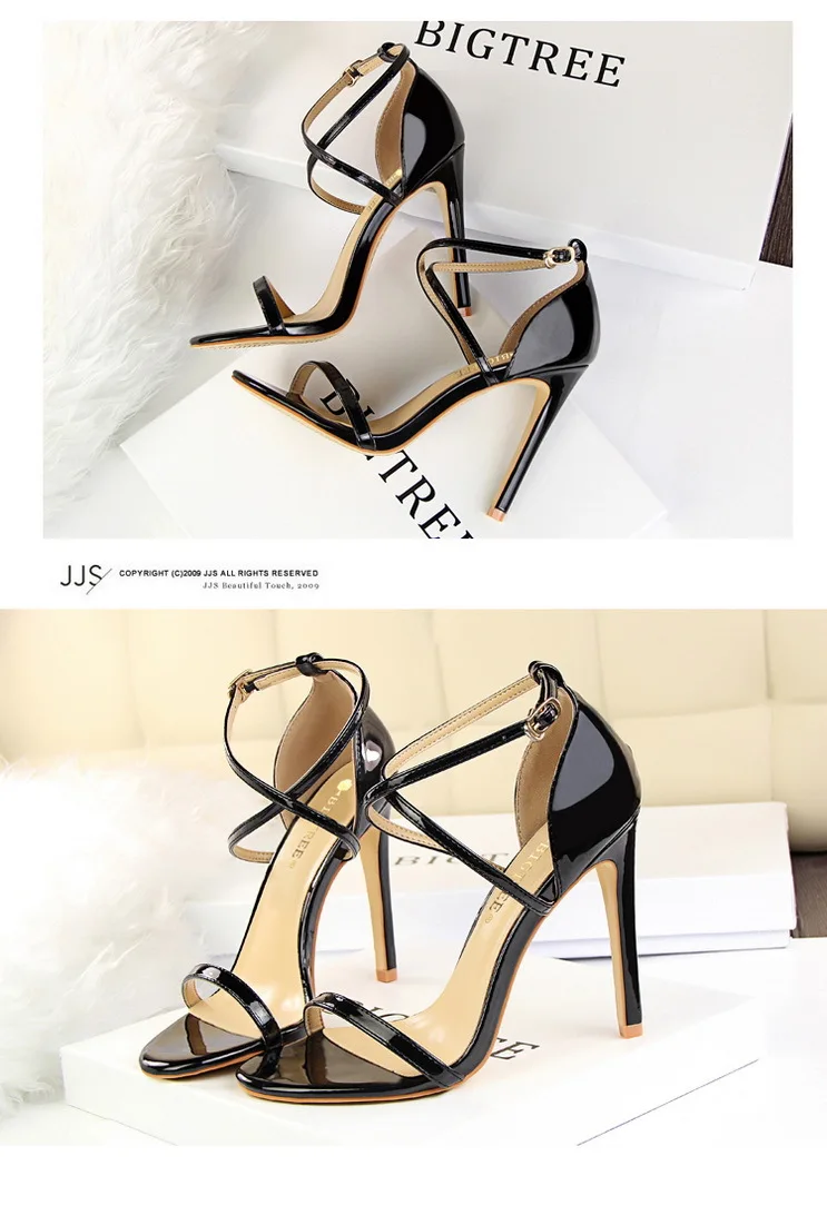 Fashion Sexy Nightclub Summer Shoes High Heel Stiletto Super High Heel ...