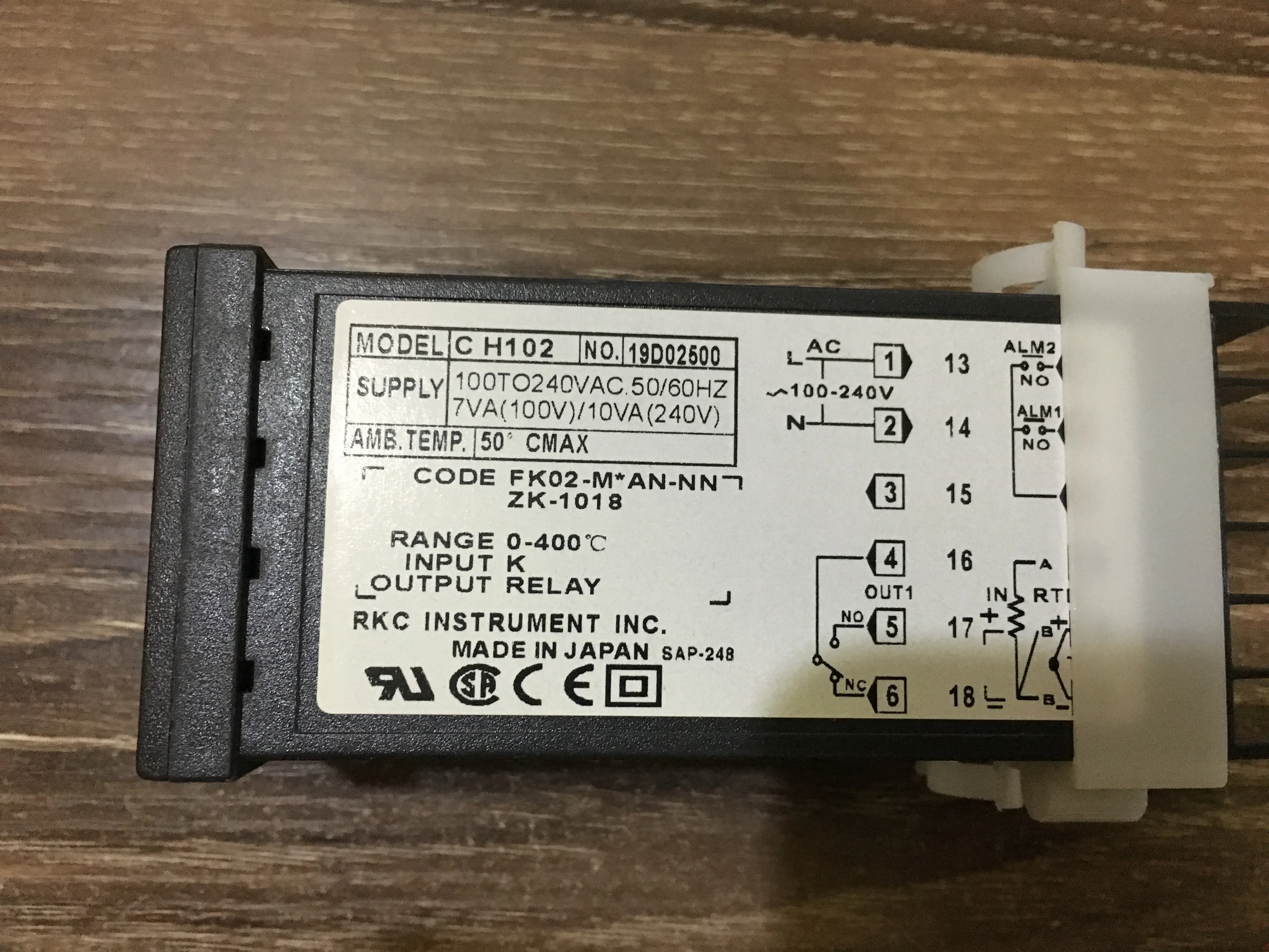 RKC thermostat CH102 full input intelligent PID temperature controller Ch101 universal ...