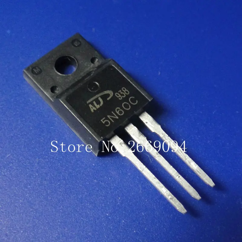 10PCS FQPF5N60C 5N60C 5N60 N CH MOSFET 600V 4.5A TO 220F|n-ch mosfet ...