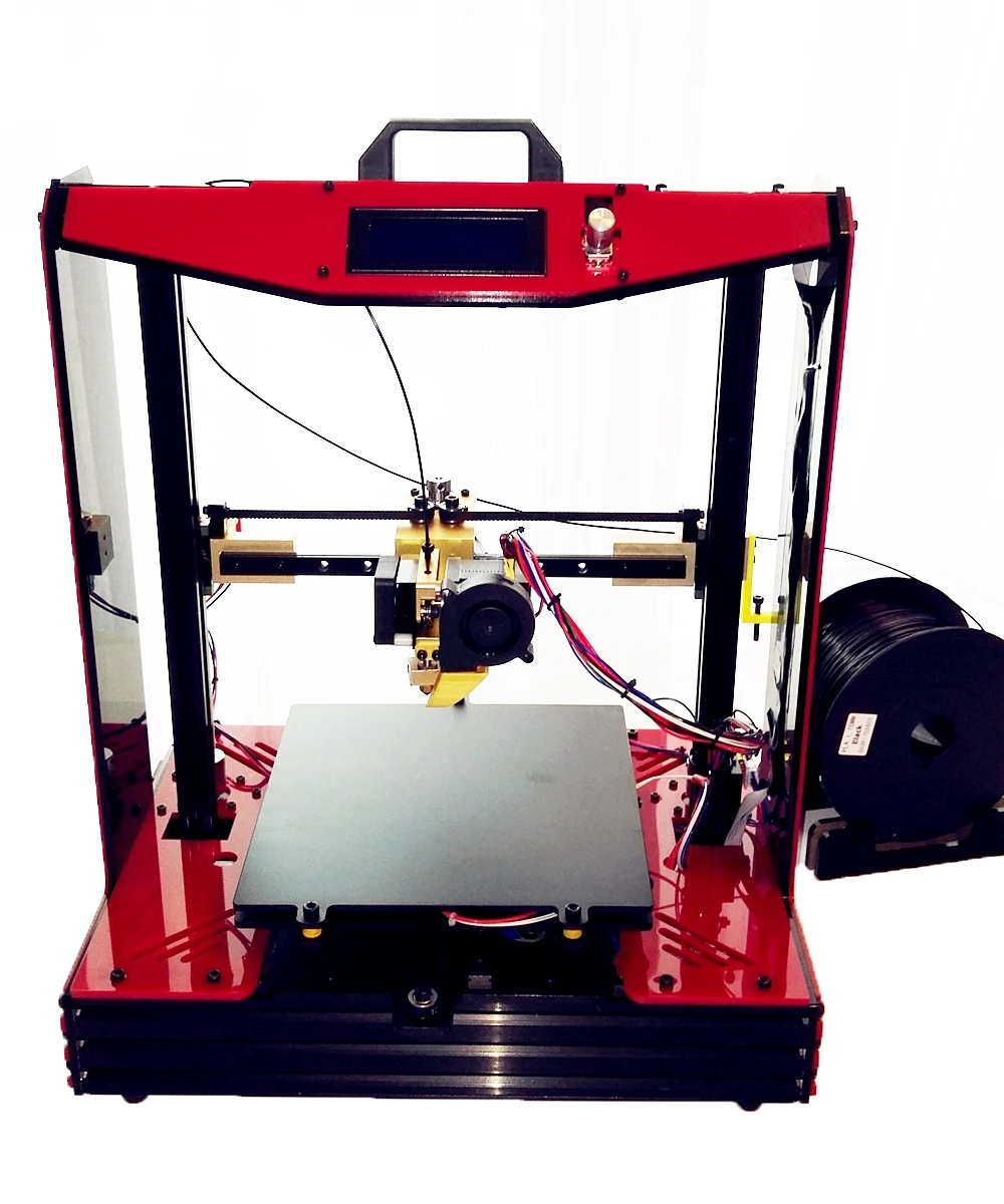 Large Reprap mendel i4 Semi assembled imprimante 3d Machine Metal ...