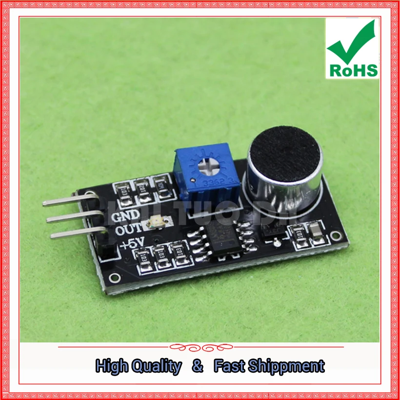 Placa de alto falante do carro inteligente do sensor de som do módulo ...