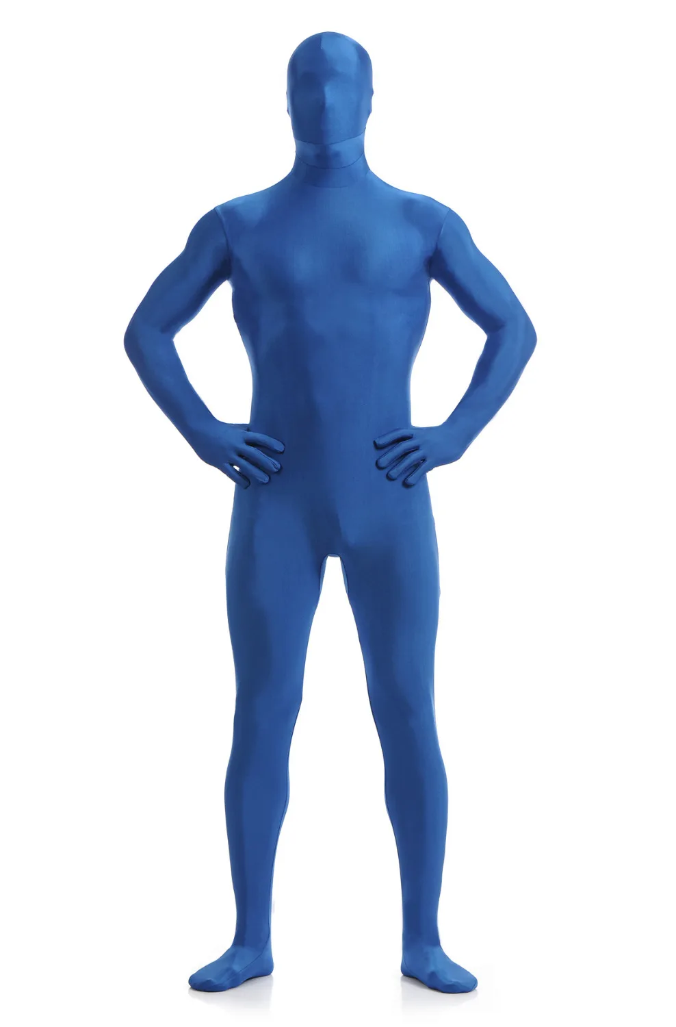 Zentai Full Body Blue Chroma Key Body Suit Lycra Fancy Bodysuit|zentai ...
