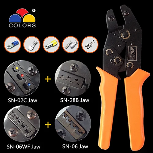 crimping tool sn-28b terminal crimper pliers pince a sertir ferrule ...