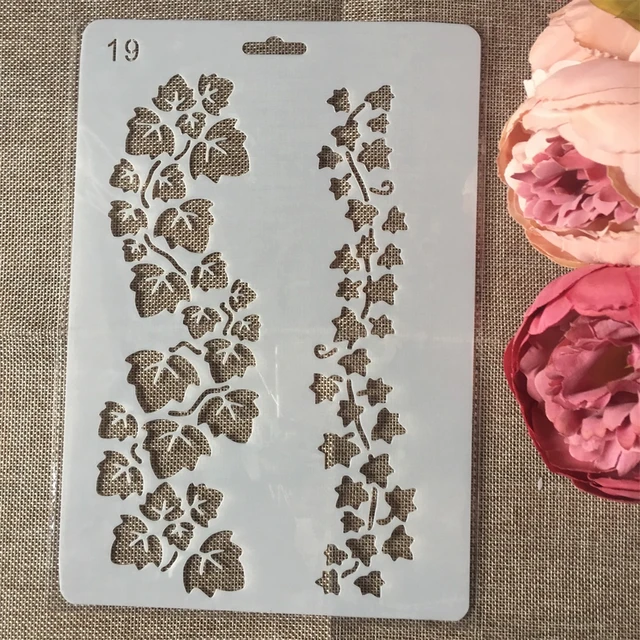 Ivy Stencil Template