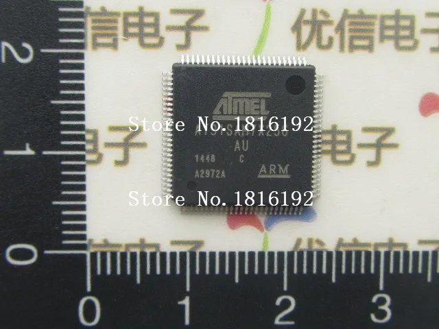 Free shipping 10pcs/lot AT91SAM7X256C AU chip 32 bit microcontrollers ARM7 LQFP 100 new original ...