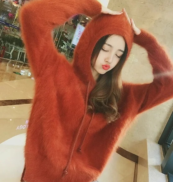 Mink Sweater Winter Warm Soft | Fluffy Mink Cashmere Sweater | New Mink ...