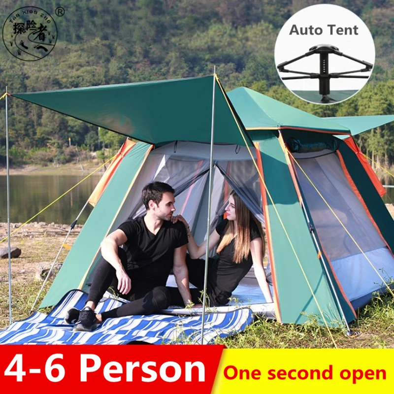 240-240-154cm-4-6-person-Auto-tent-outdoor-automatic-pop-up-waterproof ...