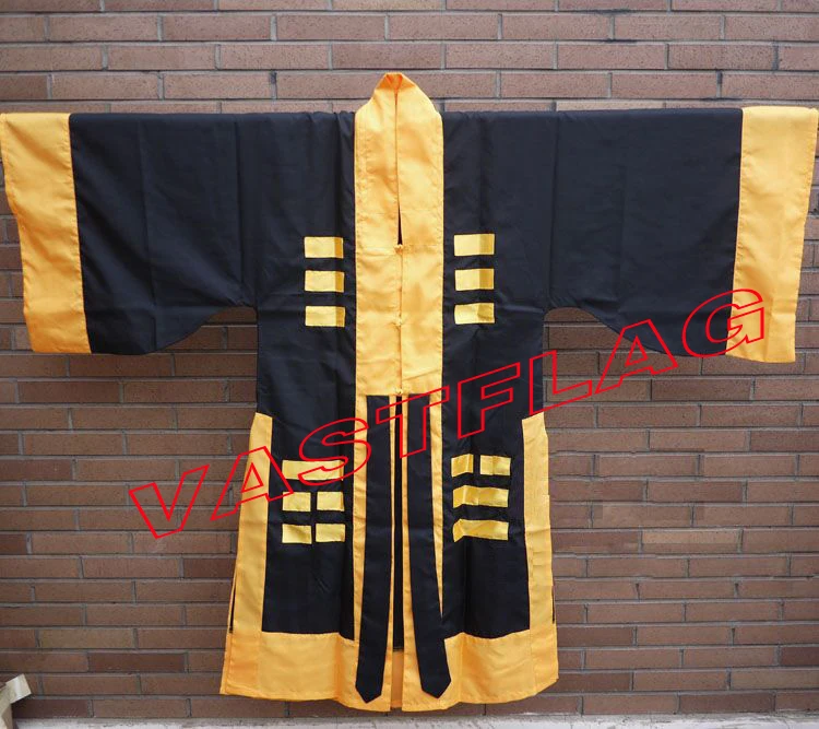 black Taoist robetaoism clothing priest tai chi uniforms martial arts ...
