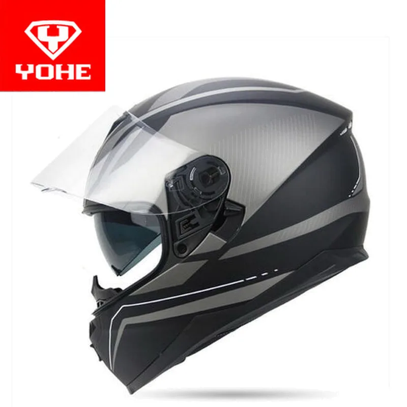Aliexpress.com : Buy 2017 New YOHE double lenses Full Face motorcycle ...