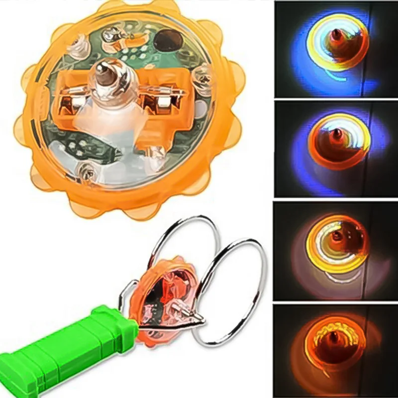 1Pcs Children Light Up Toys Christmas Gift Magnetic Gyro Wheel Magic ...