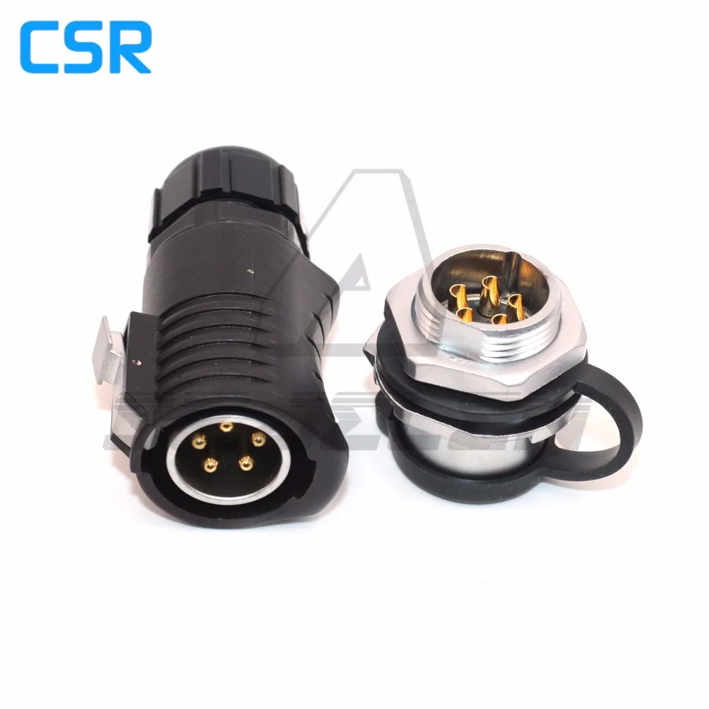 Xhp20 , 5 Pin Waterproof Connector, 20mm Power Panel Mount Connector ...