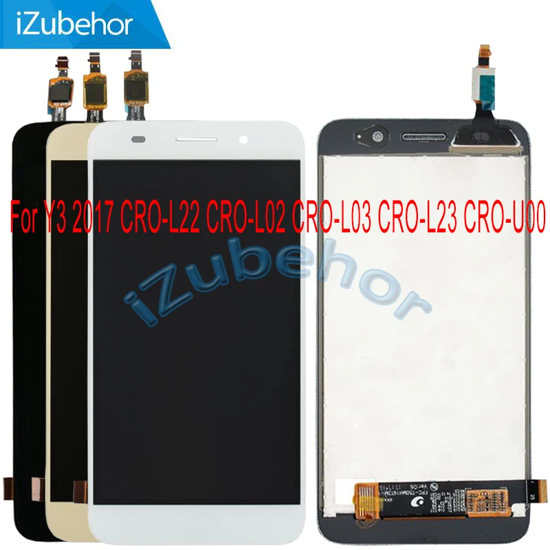 5.0 inch lcd assembly For Huawei Y3 2017 LCD display with touch screen ...