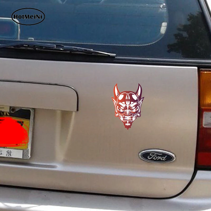 HotMeiNi 3.5"X5" Devil Satan Face Evil Demon Lucifer 666 Car Bumper ...