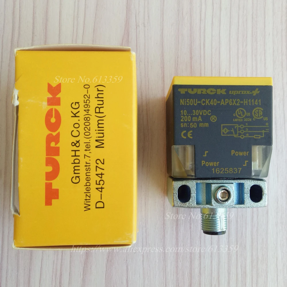NI50U CK40 AP6X2 H1141 새로운 고품질 터크 근접 스위치 센서 NI50U CK40 AN6X2 H1141 ...