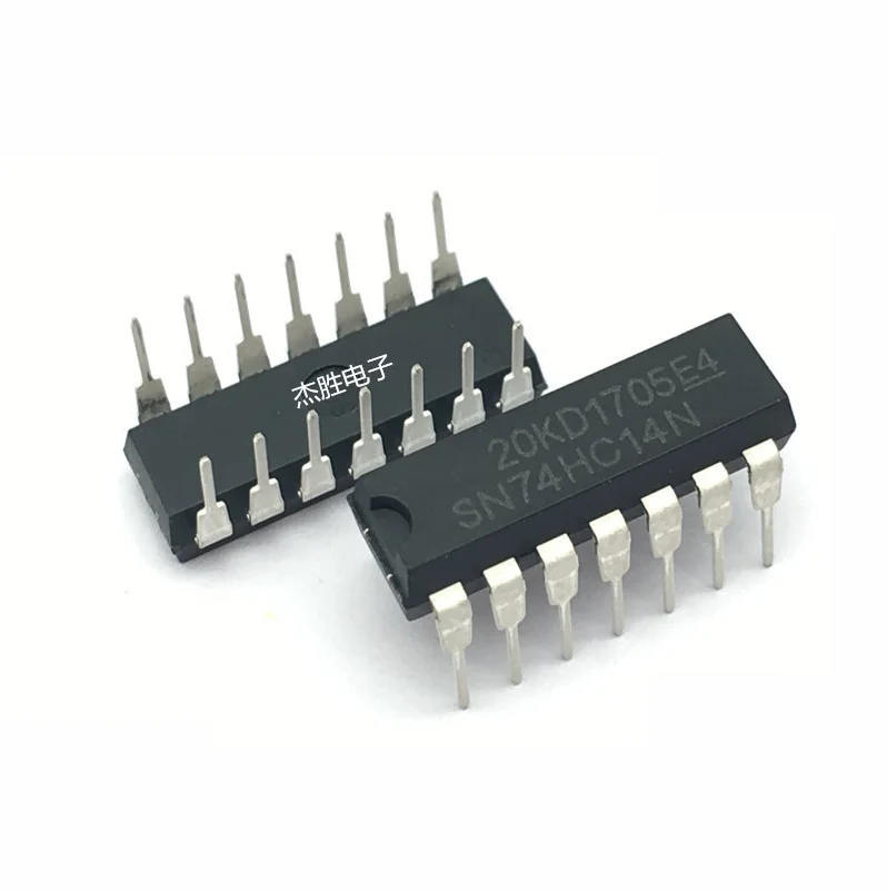 10PCS SN74HC14N DIP14 SN74HC14 DIP 74HC14N 74HC14 new Six inverting ...