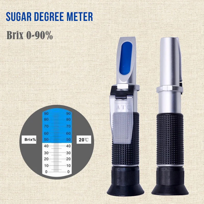 Atc Refractometer Sugar Degree Meter Saccharimeter Cutting Fluid ...