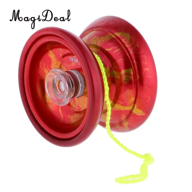 MagiDeal 1Pc Professional YoYo Aluminum Alloy String Trick Yo Yo Ball ...