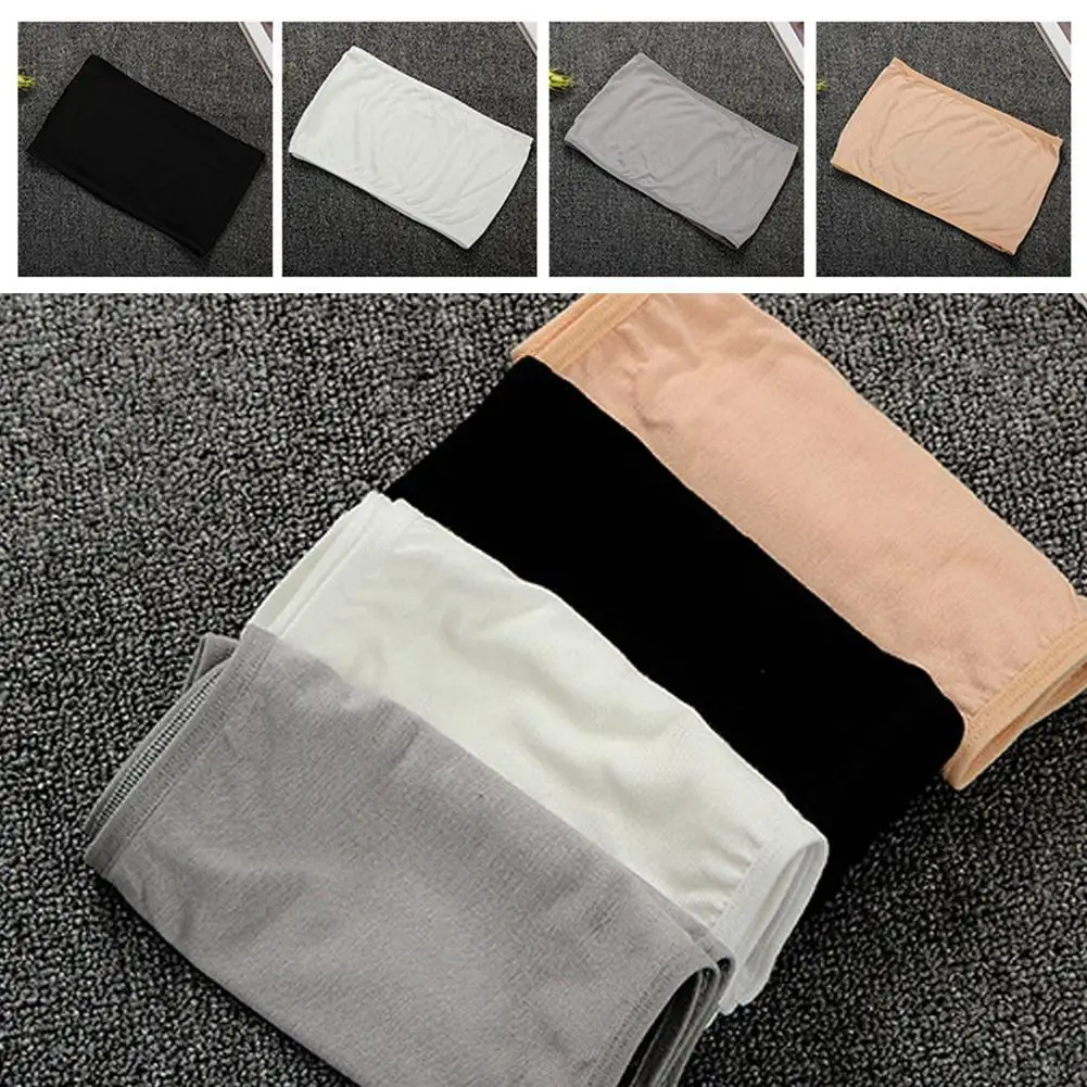 Summer Fashion Women Sexy No Straps Undergarment Covering Chest Elastic ...