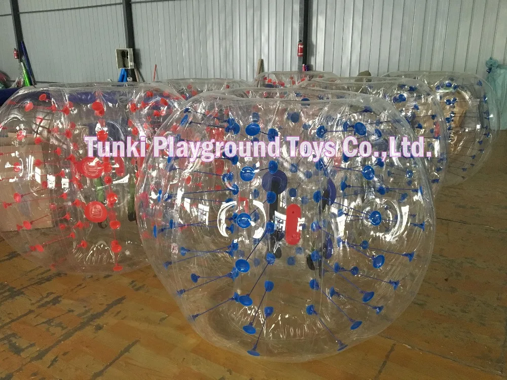 PVC bubble football/soccer inflatable adult ball pit balls for sale ...