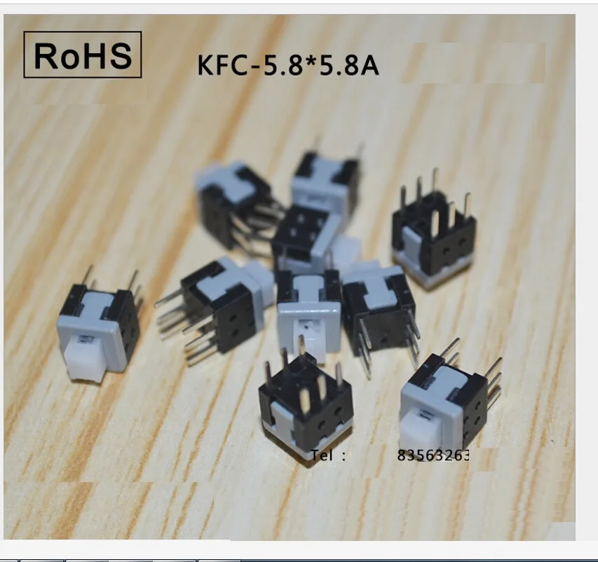 100pcs-6-Pins-30V-0-1A-Self-locking-Small-Push-Button-Switch-Pressure ...