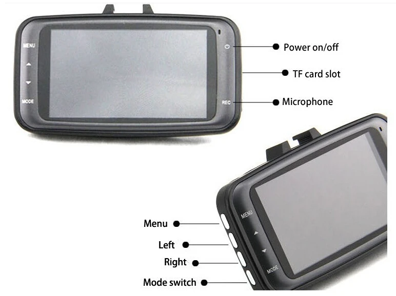 GS8000L Car DVRs 2.7 Inch LCD Screen Car Camera cheap car dvr|dvr ...